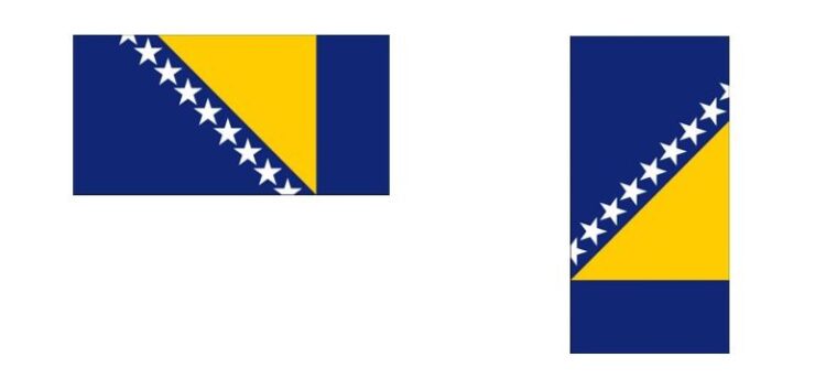 Znate li kako se pravilno postavlja zastava Bosne i Hercegovine ...